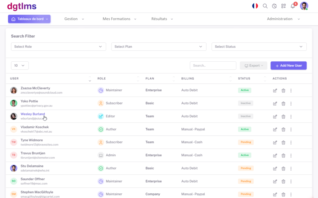 DGT LMS - DGT Concept - Agence Digital Learning